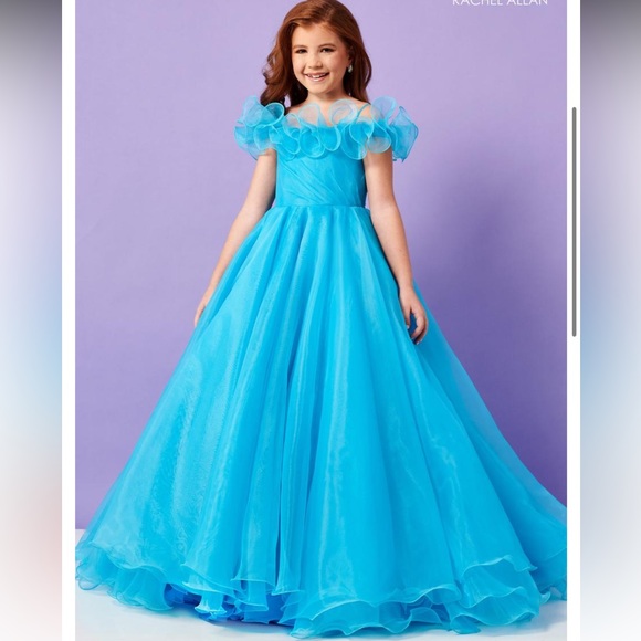 Rachel Allan | Dresses | Rachel Allan 173 Girls Pageant Size 6 | Poshmark